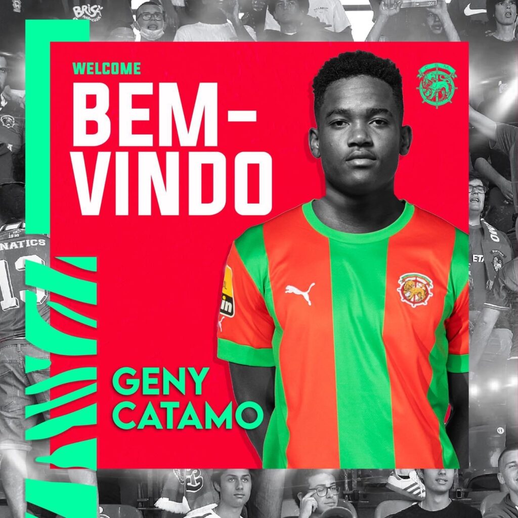 OFICIAL: GENY CATAMO REFORÇA O MARÍTIMO