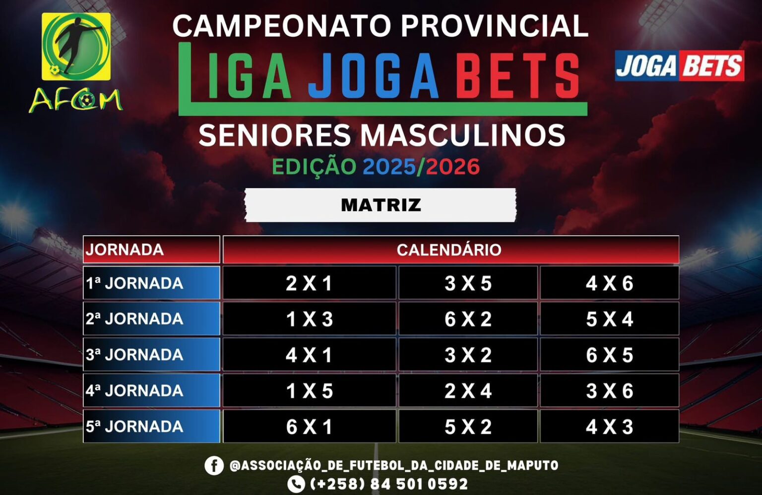 LIGA JOGABETS 2026 ARRANCA ESTE SÁBADO E SERÁ DISPUTADA POR 12 CLUBES